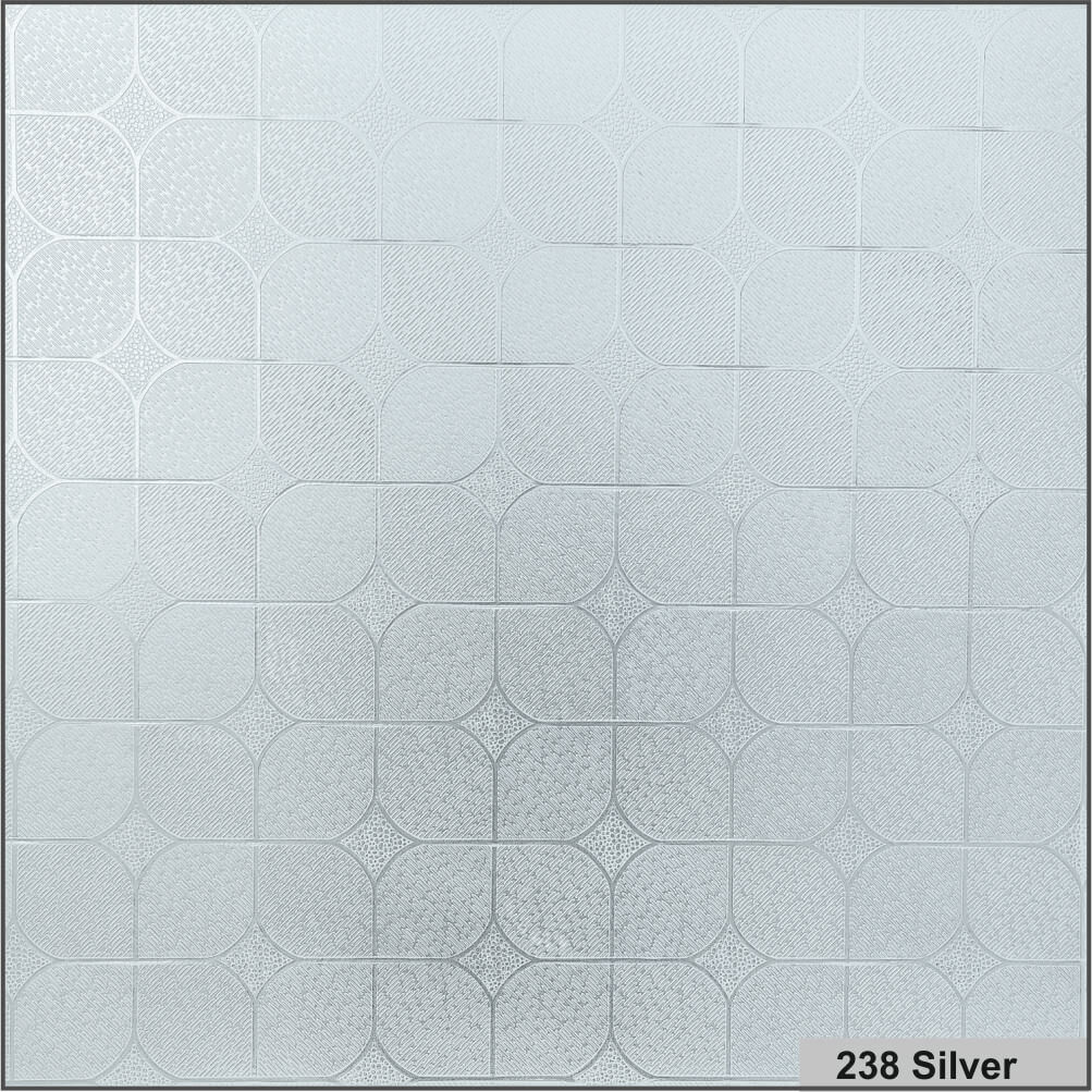 PVC Gypsum Tiles- 238 Silver - Adorn PVC Panels & UV Sheets | Official ...